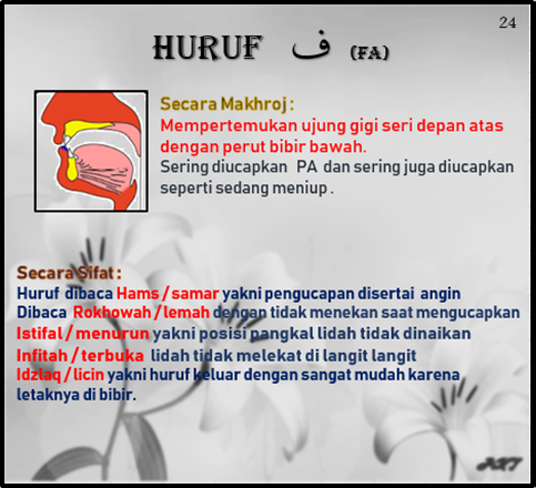 Makhorijul huruf Hijaiyah - Yayasan Pendidikan Islam dan Sosial Al Badr